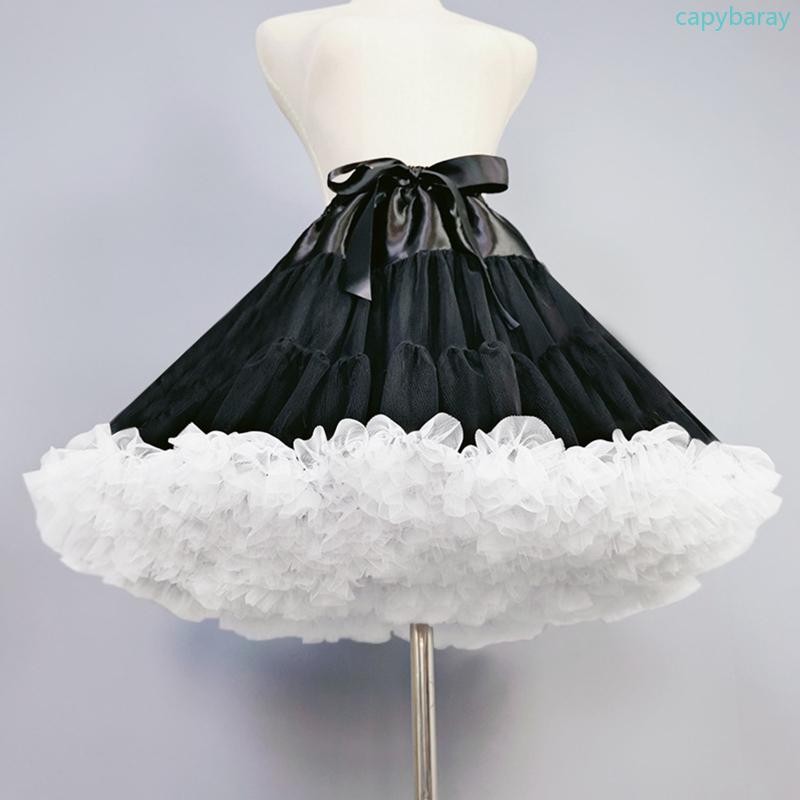 CPY A-line Petticoat Crinoline Half Slips 50s Vintage Puffy Underkirt ...