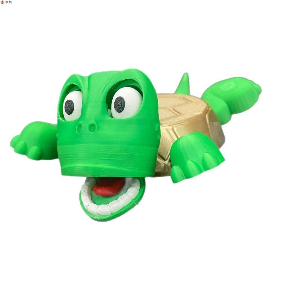 LEOTA Panicked Turtle Coaster, 3D พิมพ์ PLA เต่าถ้วย Pad Quirky ของเล่น ...