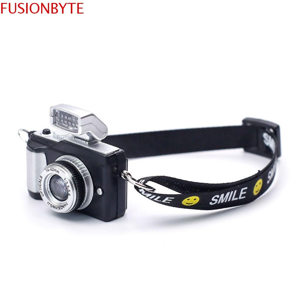 FUSIONBYTE กล้องจิ๋วตุ๊กตา, ของเล่นตุ๊กตา กล้องดิจิตอลขนาดเล็กน่ารัก, อุปกรณ์ถ่ายภาพ BJD Retro ...