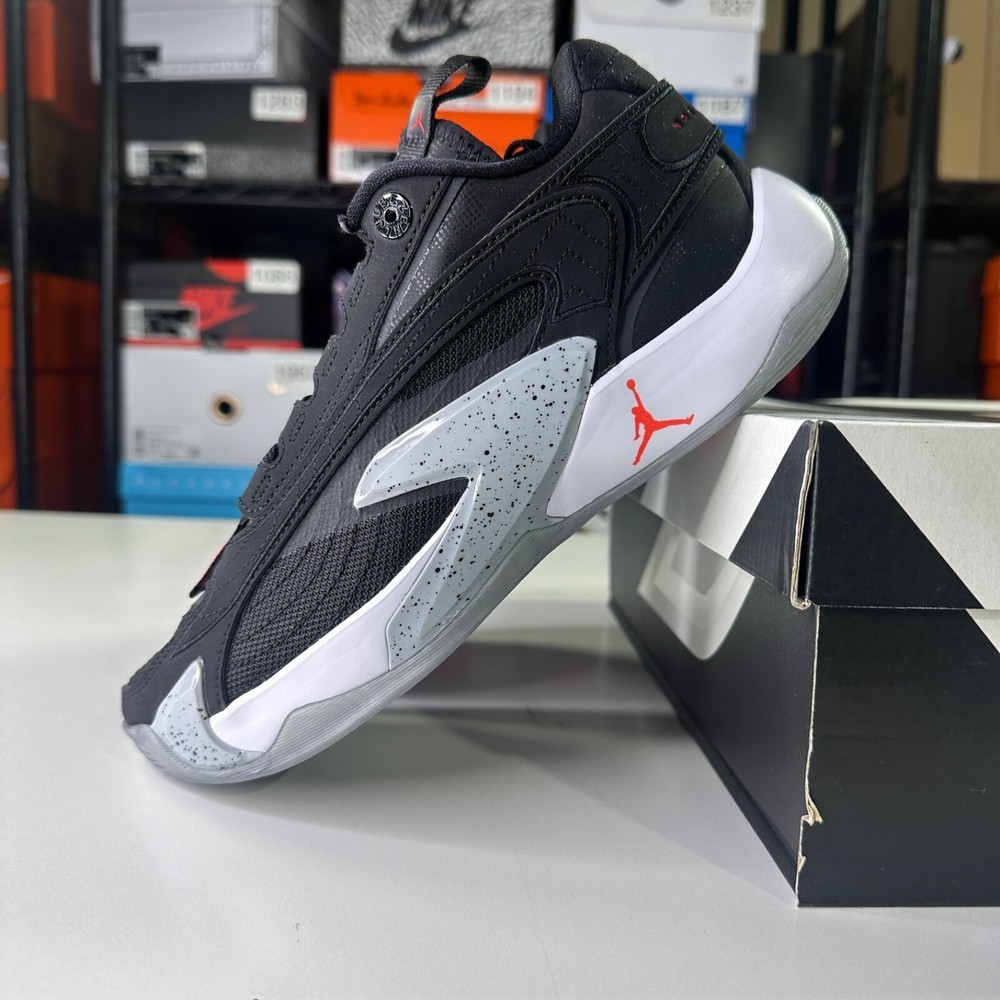รองเท้าบาสเก็ตบอล Nike Jordan Luka 2 Black Cement DZ3498-006 t129 ...