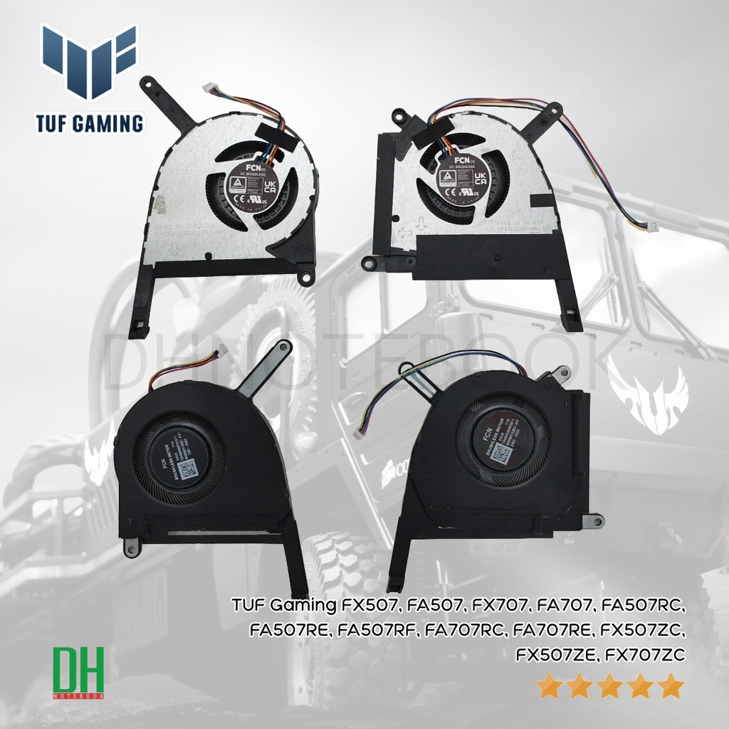 พัดลมโน๊ตบุ๊ค Asus TUF Gaming FX507, FA507, FX707, FA707 รองรับ FA507RC ...
