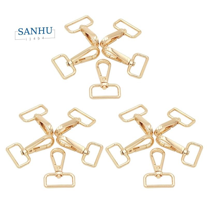 15 ชิ้น D แหวนหมุนกุ้งก้ามกราม Claw Clasp, Push Gate Snap Hooks คลิปท ...