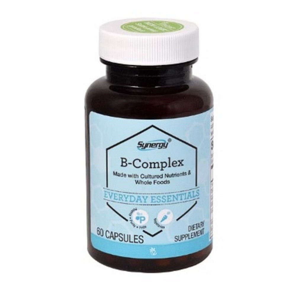 วิตามินบี Vitacost-Synergy B-Complex with Cultured Nutrients & Whole ...