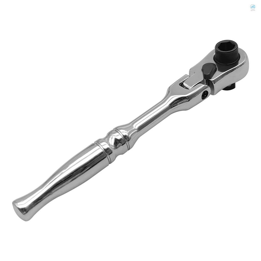 Crth 1/4 Drive Ratchet Handle, 2-in-1 Flex Head Ratcheting ประแจ ...