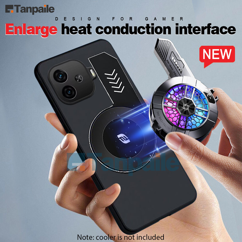 Tanpaile- Cooling สําหรับ Vivo iQOO Z9 Turbo + Z9X Z8 Z8X Z7S Pro Y200 GT กรณีซิลิโคนอ่อนนุ่มกัน ...