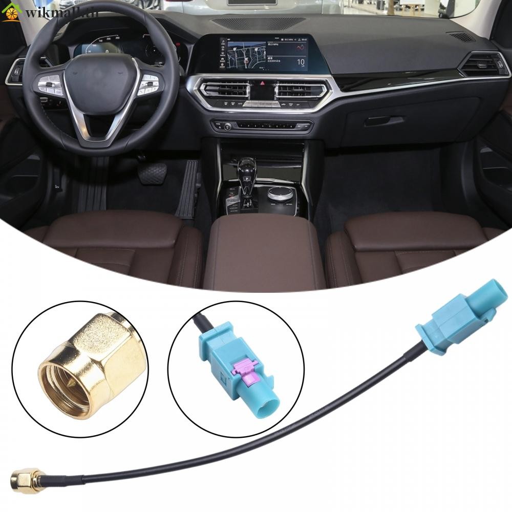 【WIK】Easy to install Z Male to SMA Male Universal Cable for Cars 15cm/6 ...