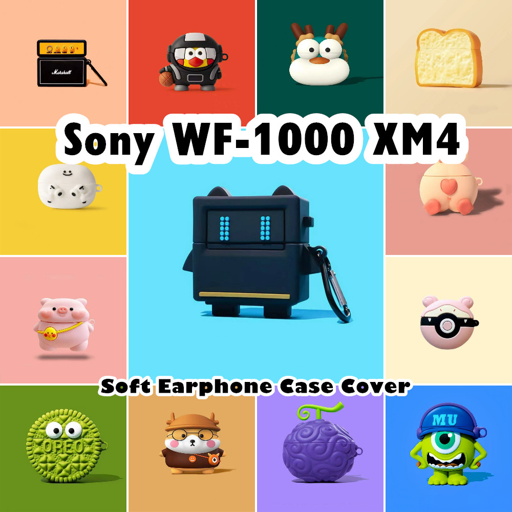 【Case Home】นําไปใช้กับ Sony WF-1000 XM4 เคส Case เคสหูฟัง การ์ตูนชุด ...