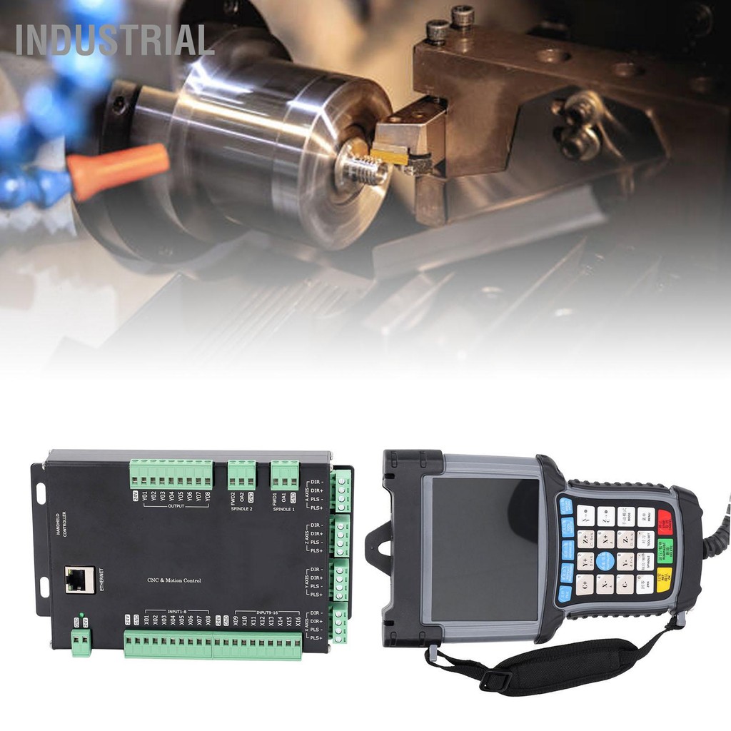Industrial CNC Motion Controller 3 แกน Control System 5in หน้าจอสี 24V DC สำหรับเครื่องจักร ...