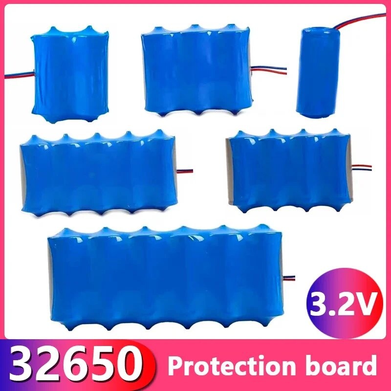 แบตเตอรี่ 32650 LiFePo4 3.2V 65000mAh - 32500mAh มีวงจรป้องกันแบตเตอรี่ ...