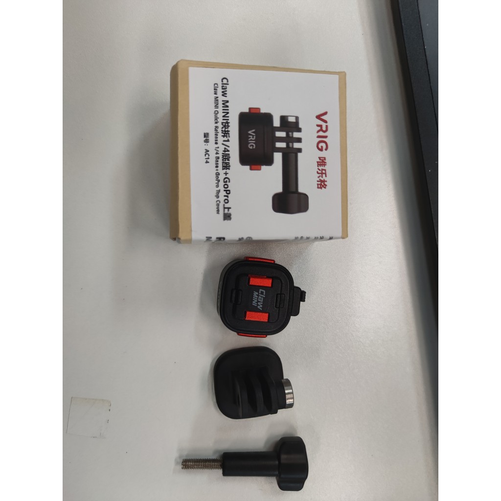 ฐานปลดเร็ว VRIG AC14 Claw มินิกล้องกีฬาแม่เหล็ก Quick Release Mount อะ ...