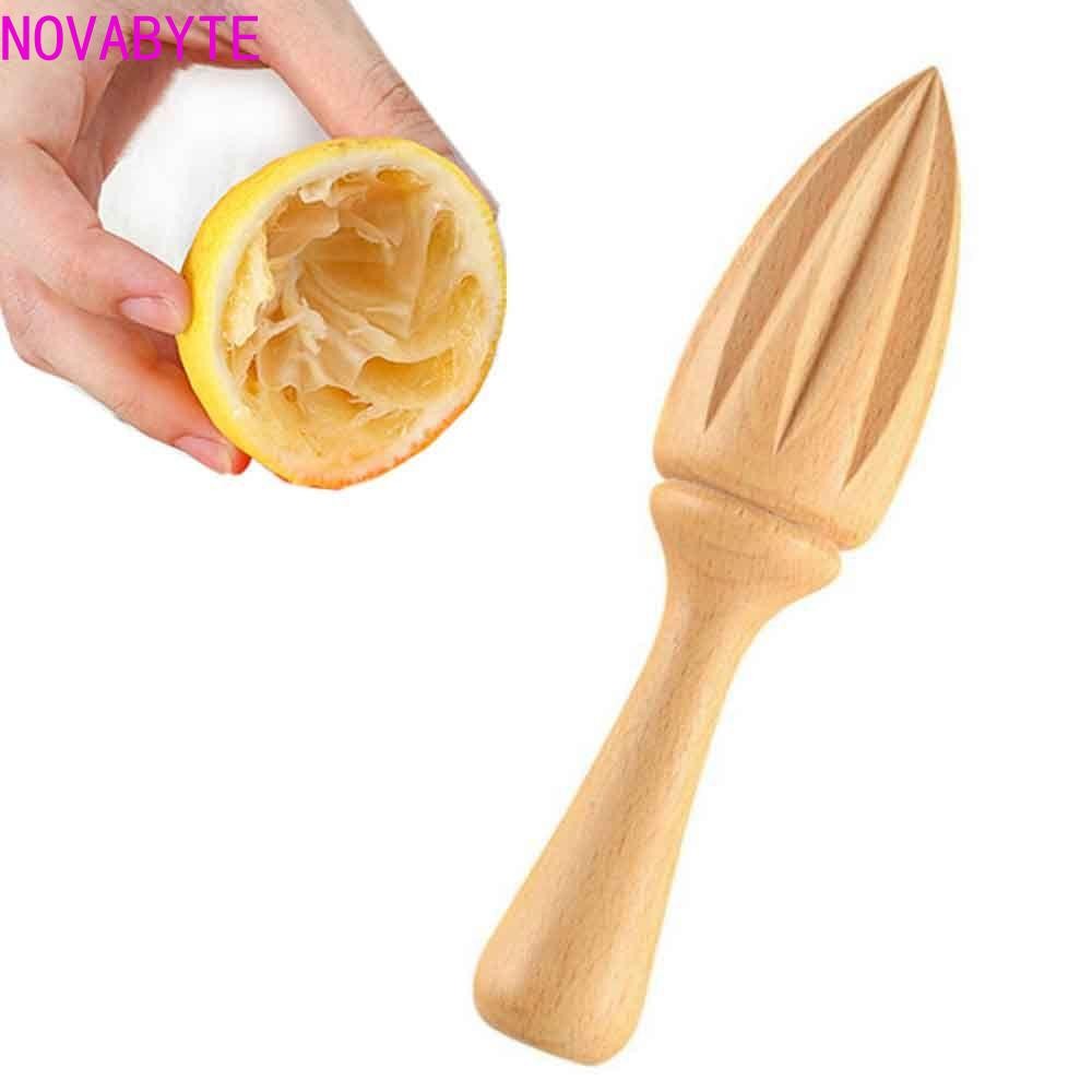 NOVABYTE Lemon Squeezer Creative ธรรมชาติ Lemon Juice Extractor กดไม้ ...