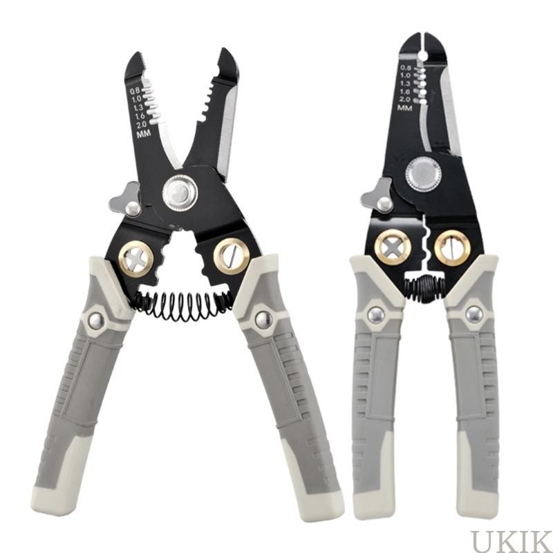 UKIK คีมปอกสายไฟ เครื่องปอกสายไฟ คีมปอกสายไฟอเนกประสงค์ | Shopee Thailand