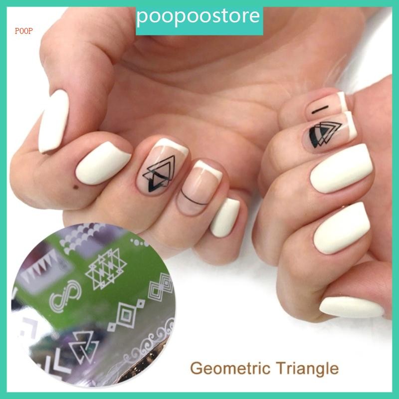 POOP Nail Art Stamping Templeps Butterfly-Nail Art Stamping แผ่นเล็บภาพ ...