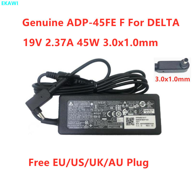 ของแท้ DELTA ADP-45FE F 19V 2.37A 45W 3.0x1.0 มม.อะแดปเตอร์ AC สําหรับ ...