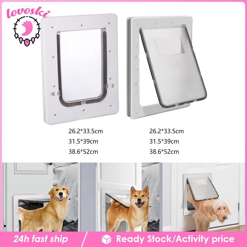 [Lovoski] Pet Flap Door Dog Entry Pet Supplies Accessories Heavy Duty ...