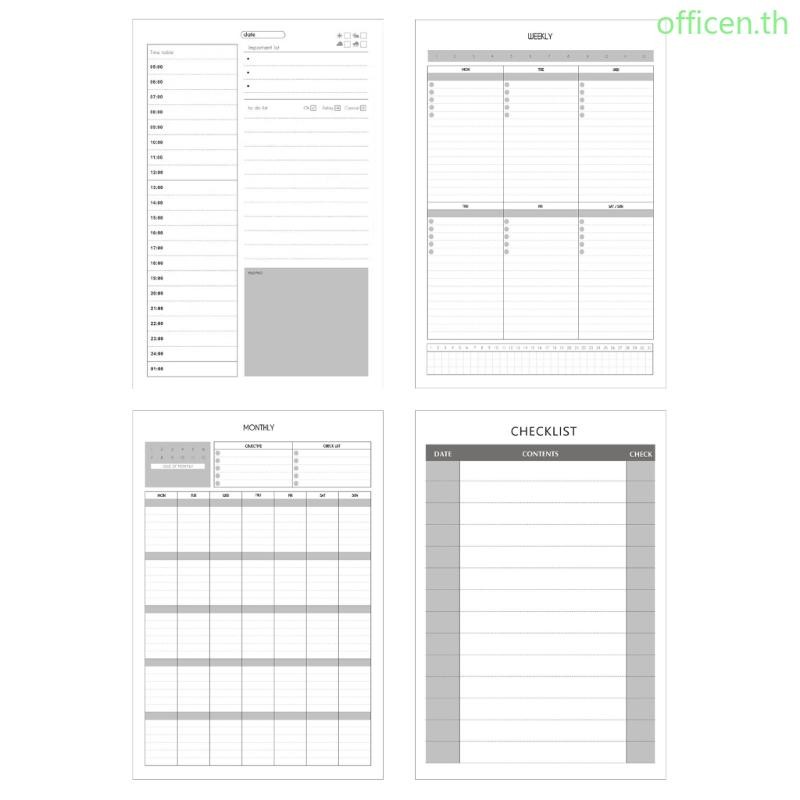Cen Office Desktop Planner Daily Planner Notepad รายเดือนรายวันพร้อม ...