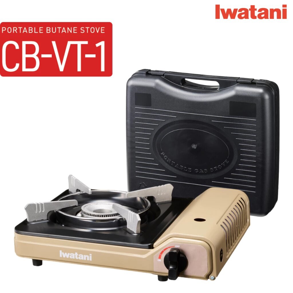 เตาแก๊สพกพา Iwatani CB-VT-1 Japan Quality High Power (3.0 kw) & Hand Carry Case (12-8529 ...