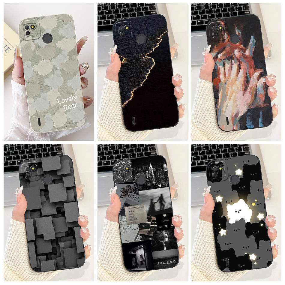 Tecno Pop 4 Air / Pop 4 Lte แฟชั่นน่ารักทาสีเคสซิลิโคนอ่อนนุ่ม Pop4 Lte ...