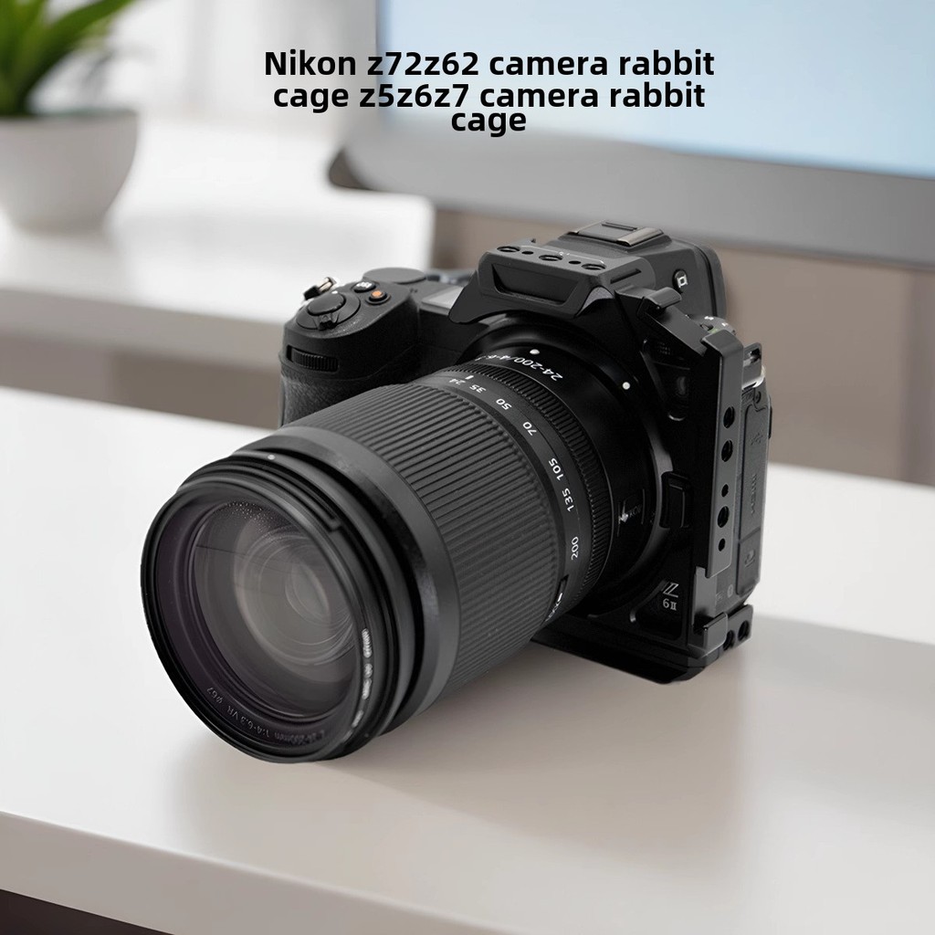 เหมาะสําหรับCamera cage for NIKON Z72 Z62 กล้องกรงกระต่าย NIKON Z5 Z6 Z7 กล้องกระต่ายกรงขยายกรอบ ...
