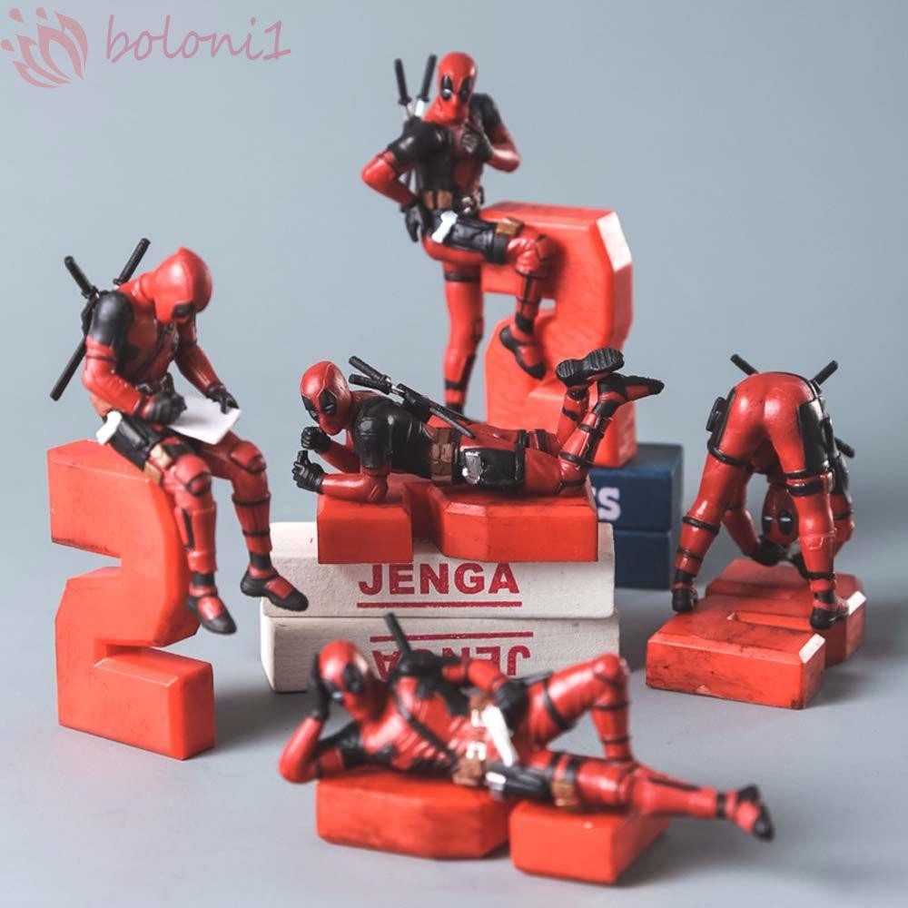 [COD] Deadpool รุ่น Miniatures PVC สําหรับเด็กของขวัญ Superhero รุ่น ...