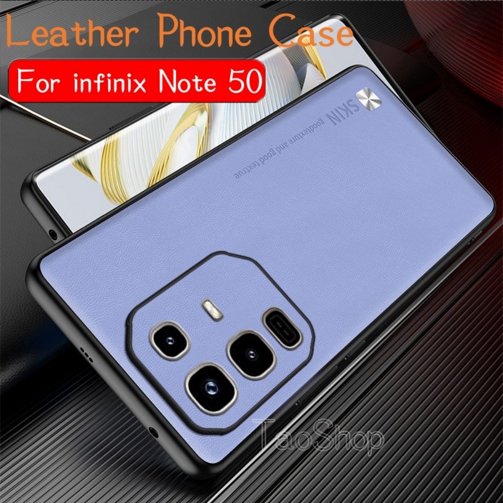 หนัง PU Texture เคสโทรศัพท์สําหรับ infinix หมายเหตุ 50 pro plus 50pro + 50X 5 0 Note50 pro ...