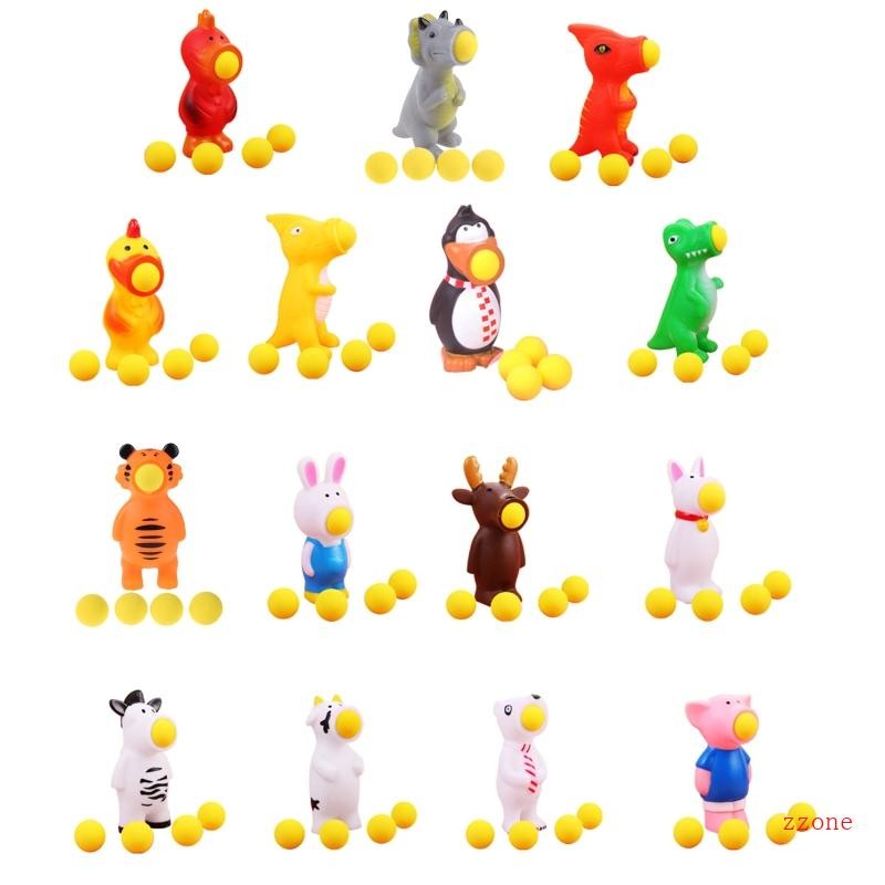 Zzz กระต่ายไดโนเสาร์ Rooster Penguin ของเล่น -Shooter Balls Blaster ของ ...