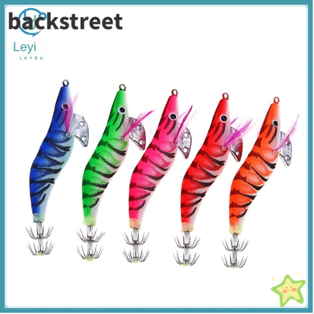 BACKSTAGE 5PCS ตะขอปลาหมึก, อุปกรณ์ตกปลาตะกั่ว sinker octopus lure, 2023 14.5g jigs 19.9g เหยื่อ ...