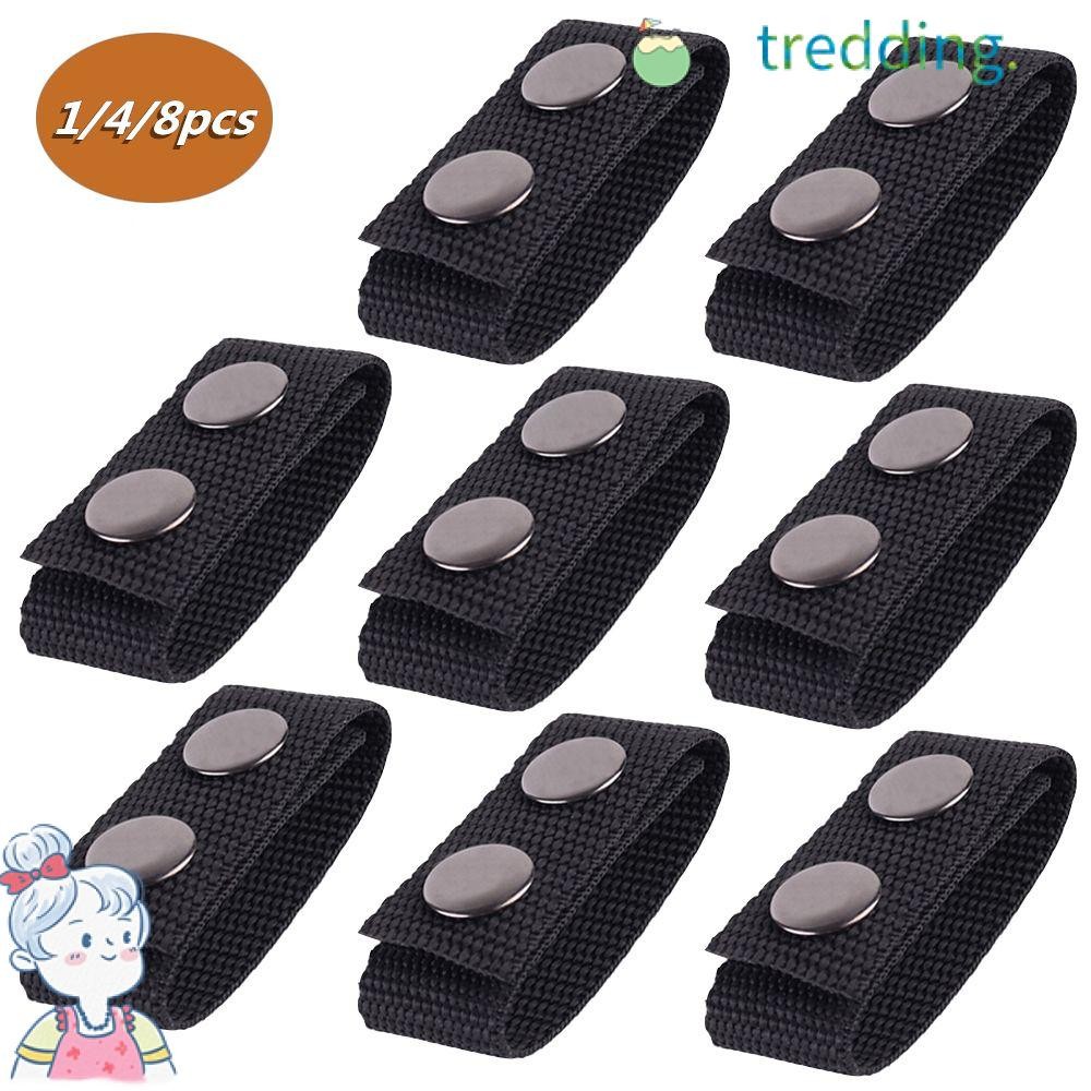 TREDDING491 1/4/8 ชิ้น Belt Keeper แบบพกพา Double Snaps กีฬาสายรัดไนลอน | Shopee Thailand