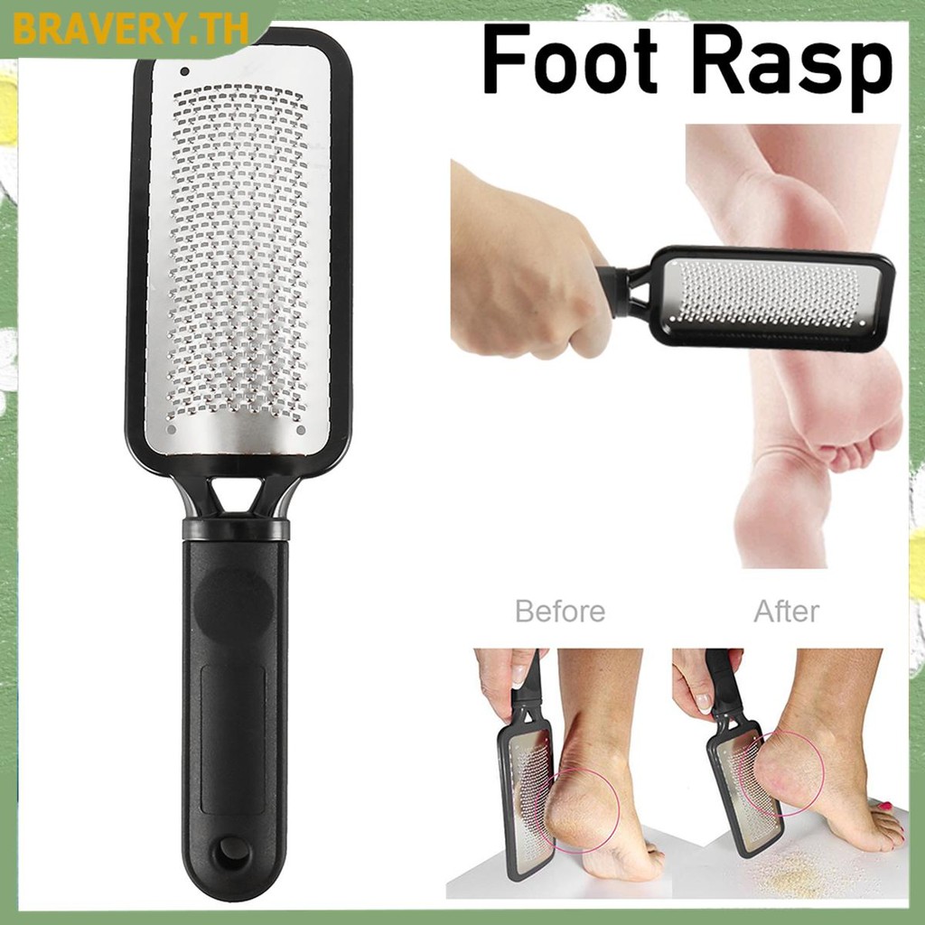เท้า Rasp แฟ้มเท้าแฟ้มแคลลัส Remover สแตนเลสเท้า Scrubber ฟุต Pedicure ...