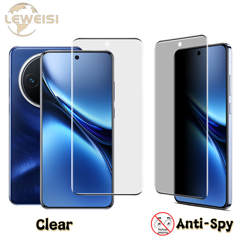 Imak Vivo X200 / X200 Pro / Y300 Pro 5G 3D Curved Full Screen Clear Tempered Glass Film / Peep ...