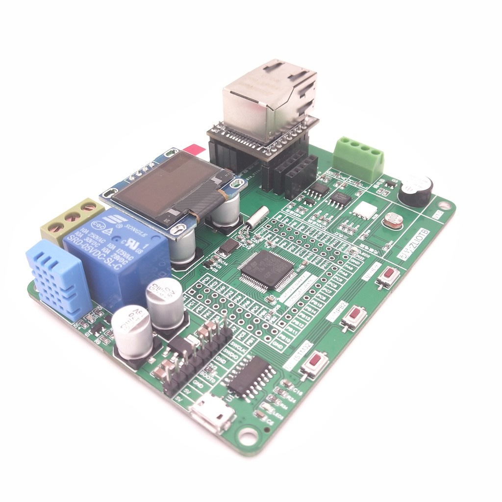 บอร์ดพัฒนาอินเทอร์เน็ตของสรรพสิ่ง STM32F103+ESP8266+CH395Q MQTT ...