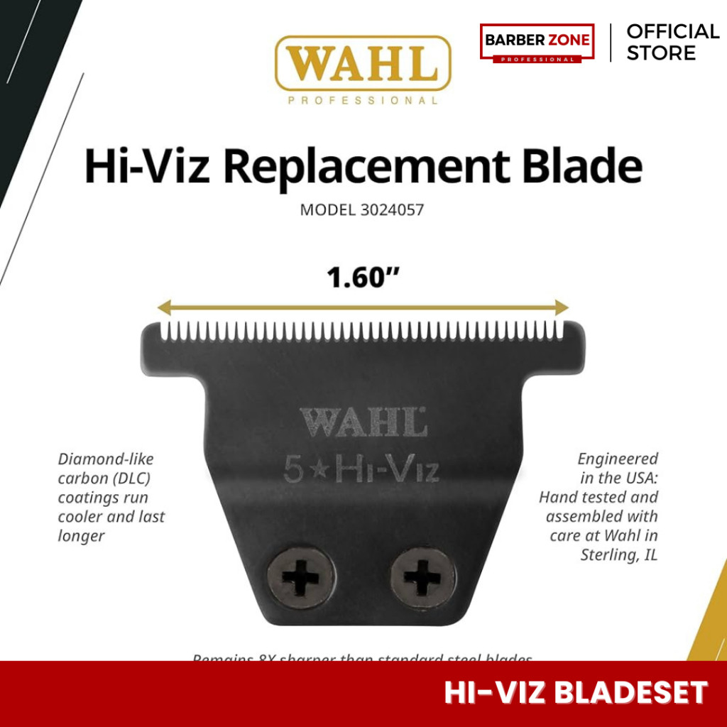 WIDE T-BLADE SET FOR HI-VIZ ฟันปัตตาเลี่ยนกันขอบ งานศูนย์แท้ 100% ...