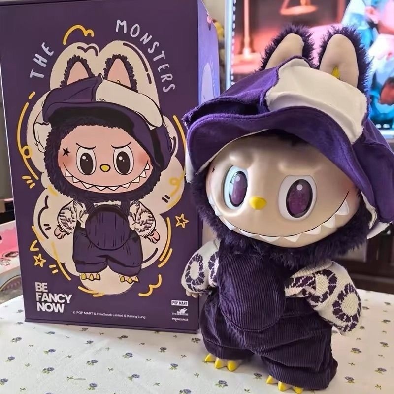 ของแท้ Bubble Big Milan LABUBU แฟชั่น Zhou LABUBU Motherland ตุ๊กตาไว ...