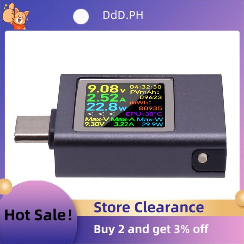 Dc4.5-50v 0-12A PD3.1 Multi-Function Digital Display DC แรงดันไฟฟ้า ...
