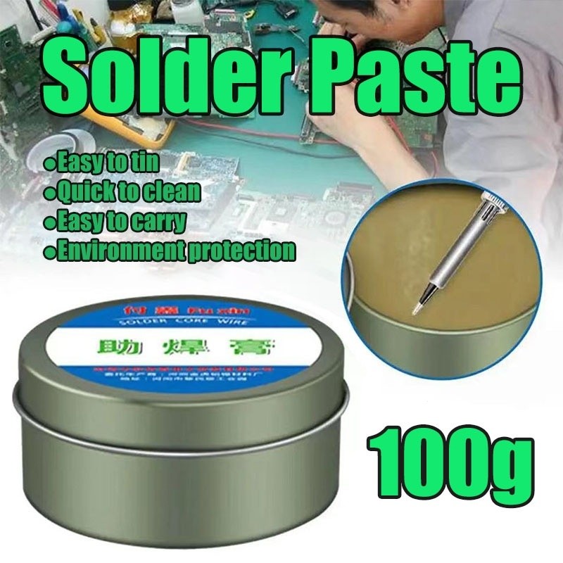 100g Solder Paste Soldering Flux Lead-free No-clean Solder Grease Iron ...