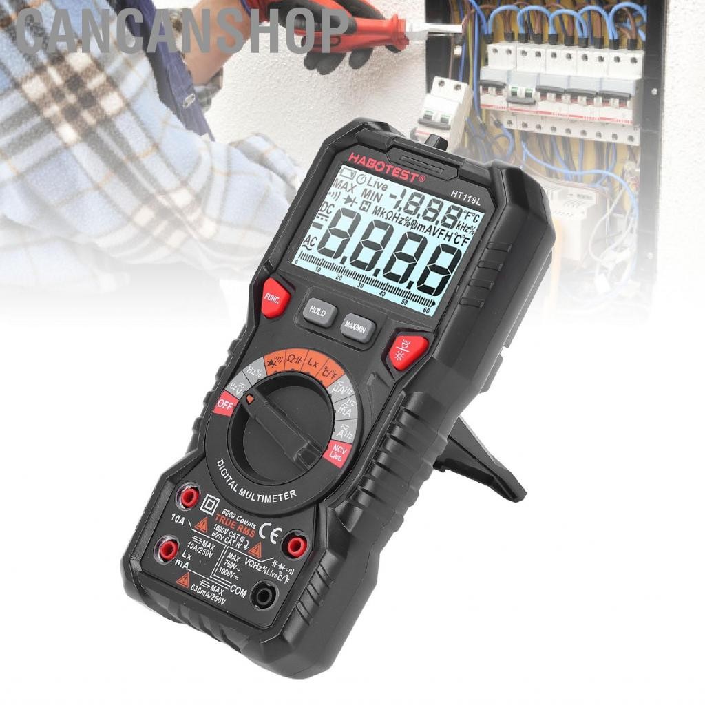 Cancanshop Ohm Volt Amp Meter มัลติมิเตอร์แบบดิจิตอล ฟังก์ชั่นปิด ...