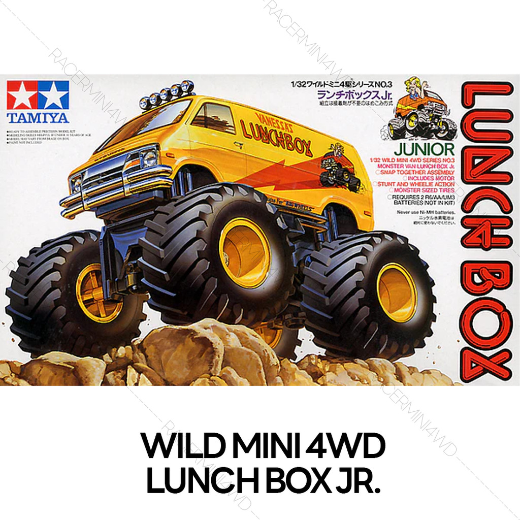 TAMIYA 17003 1/32 Lunch Box Jr. (Wild Mini 4WD) รถมินิโฟร์วีลทามิย่าแท้ ...