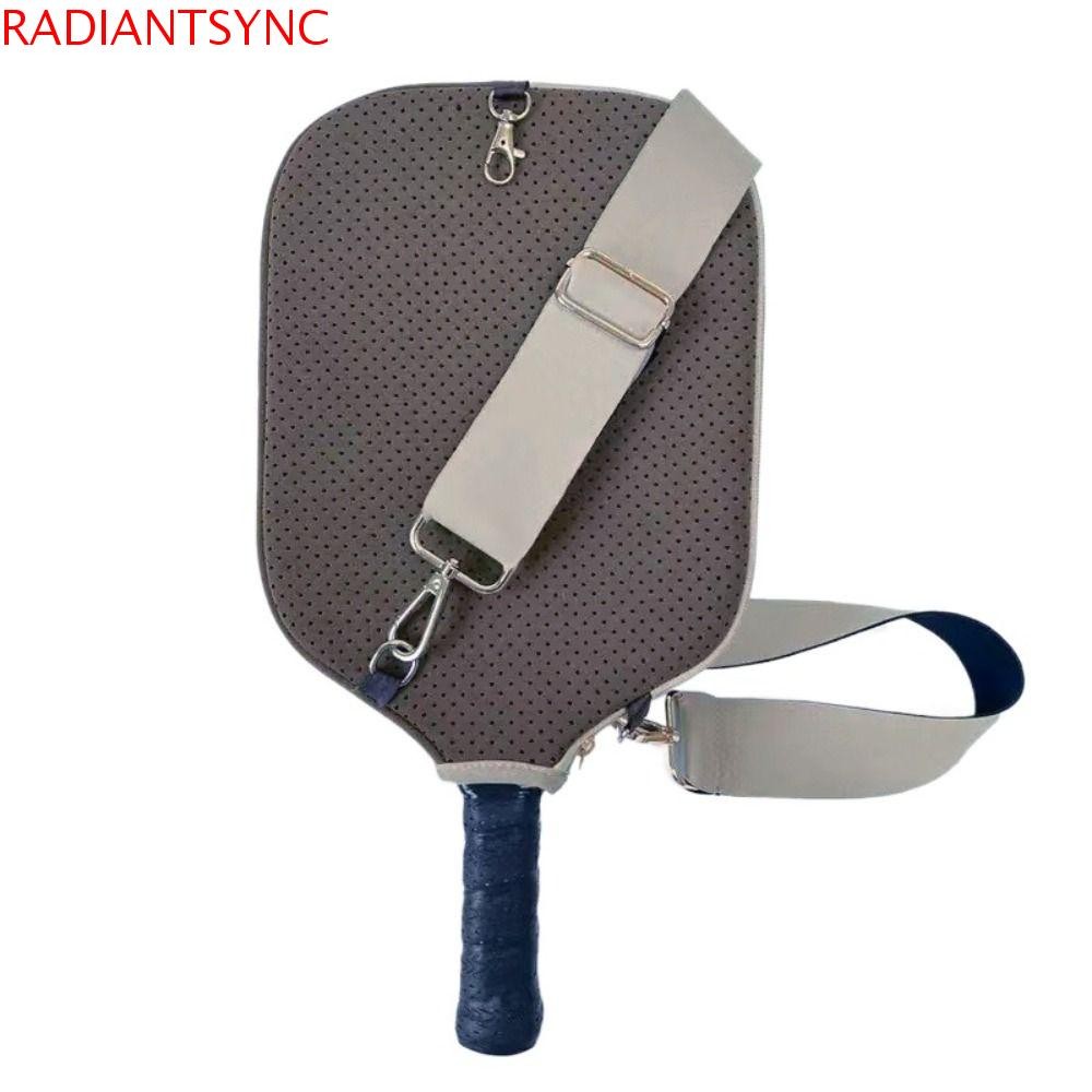 Radiantsync ปลอกแร็กเก็ต Pickleball, Neoprene สายคล้องไหล่เดี่ยว Pickball Paddle ครอบคลุม, ซิป ...