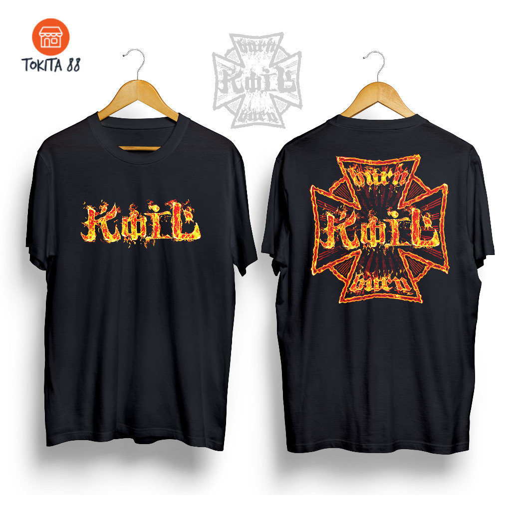KATUN Premium Api COIL BAND เสื้อยืดเสื้อยืดโลหะ - COIL BAND KAOS ...