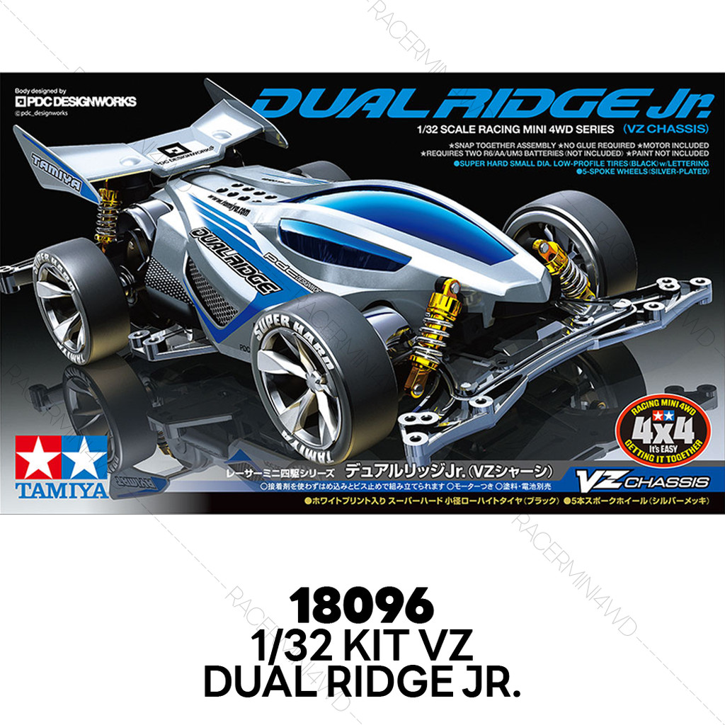 TAMIYA 18096 Mini 4WD Dual Ridge Jr. (VZ Chassis) | Shopee Thailand