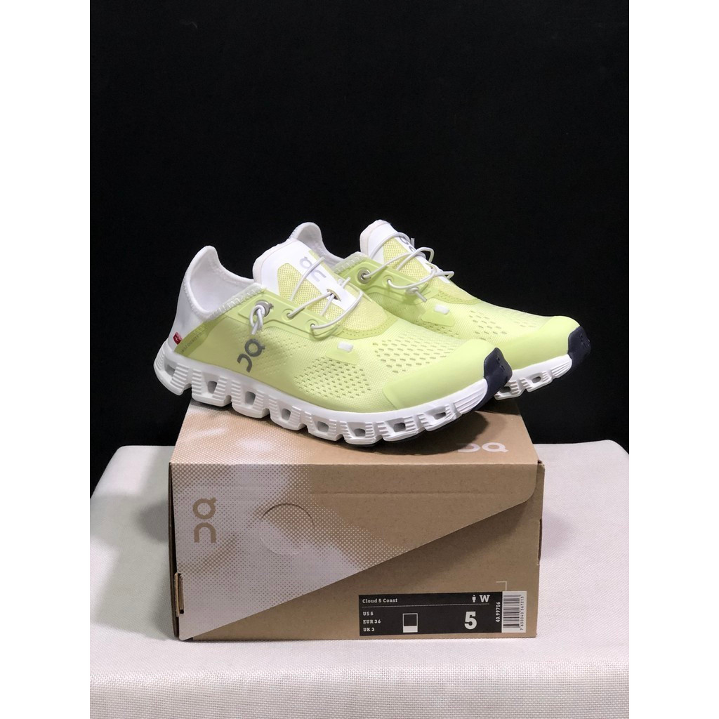 รองเท้าวิ่ง ON Cloud 5 Coast สำหรับผู้ชายและผู้หญิง รองเท้าผ้าใบแบบยูนิเซ็กซ์ น้ำหนักเบาและระบาย ...