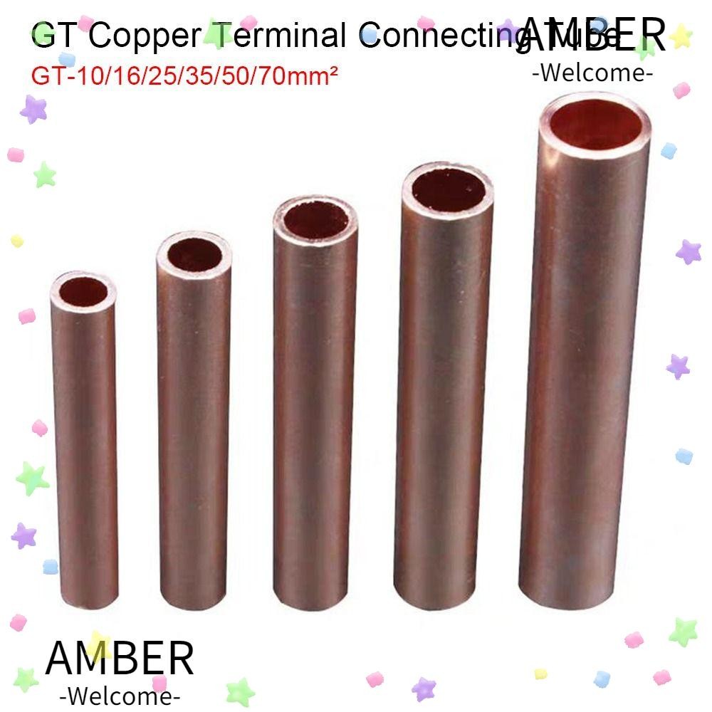 AMBER 1 ชิ้น GT ทองแดง Terminal เชื่อมต่อหลอด, สายเชื่อมต่อชุด Hole ...