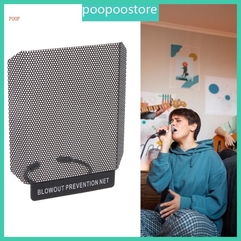 POOP Mic Pop Filter ไมโครโฟนกระจกหน้ารถสําหรับ HyperX USB เกมไมโครโฟน ...