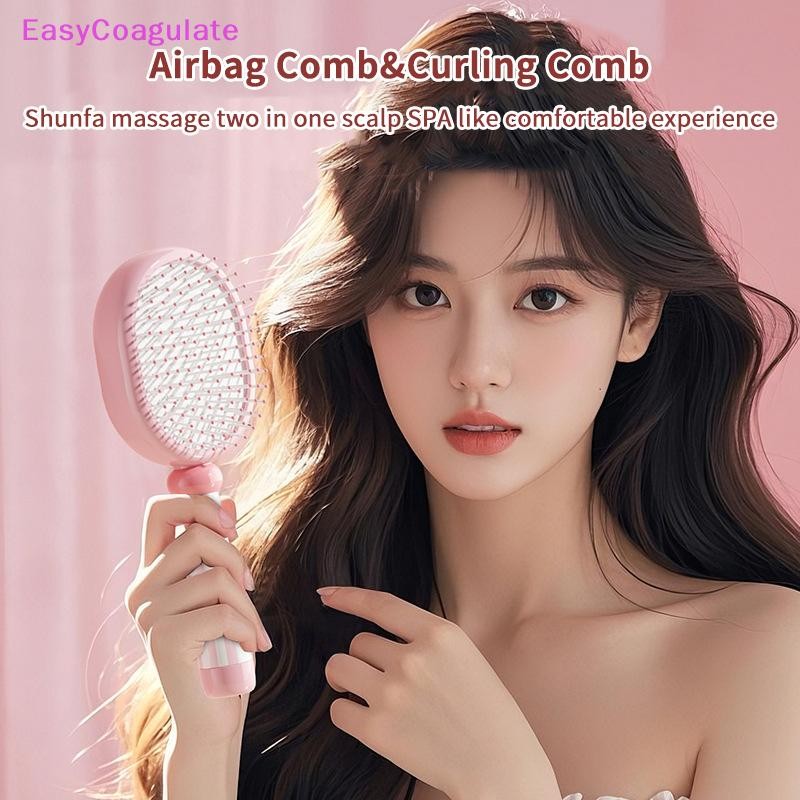 Eas น่ารัก Air Cushionb รอบแปรงและ Detangling แปรง Massageb Anti Static ...
