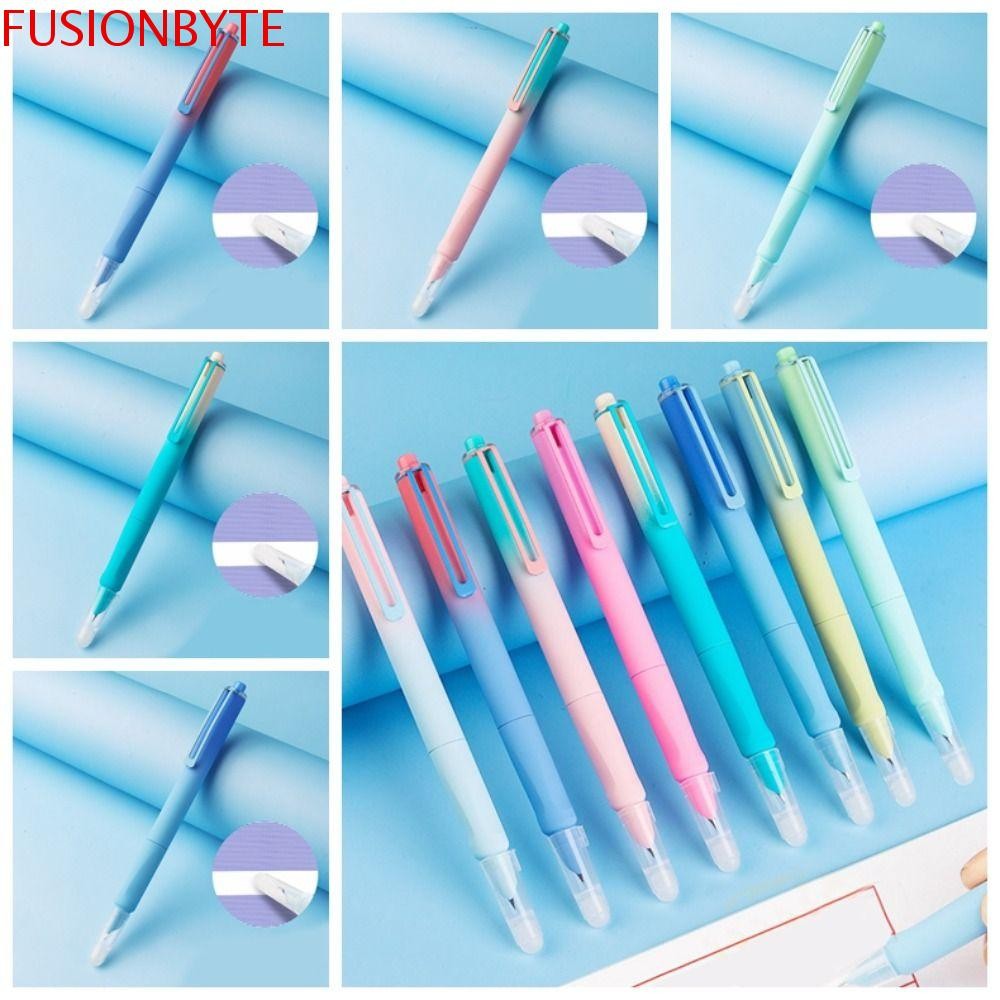 FUSIONBYTE กดปากกาหมึกซึม,ปากกาเมจิกพร้อมยางลบเปลี่ยนหมึกแคปซูลความร้อน Erasable Fountain ปากกา ...