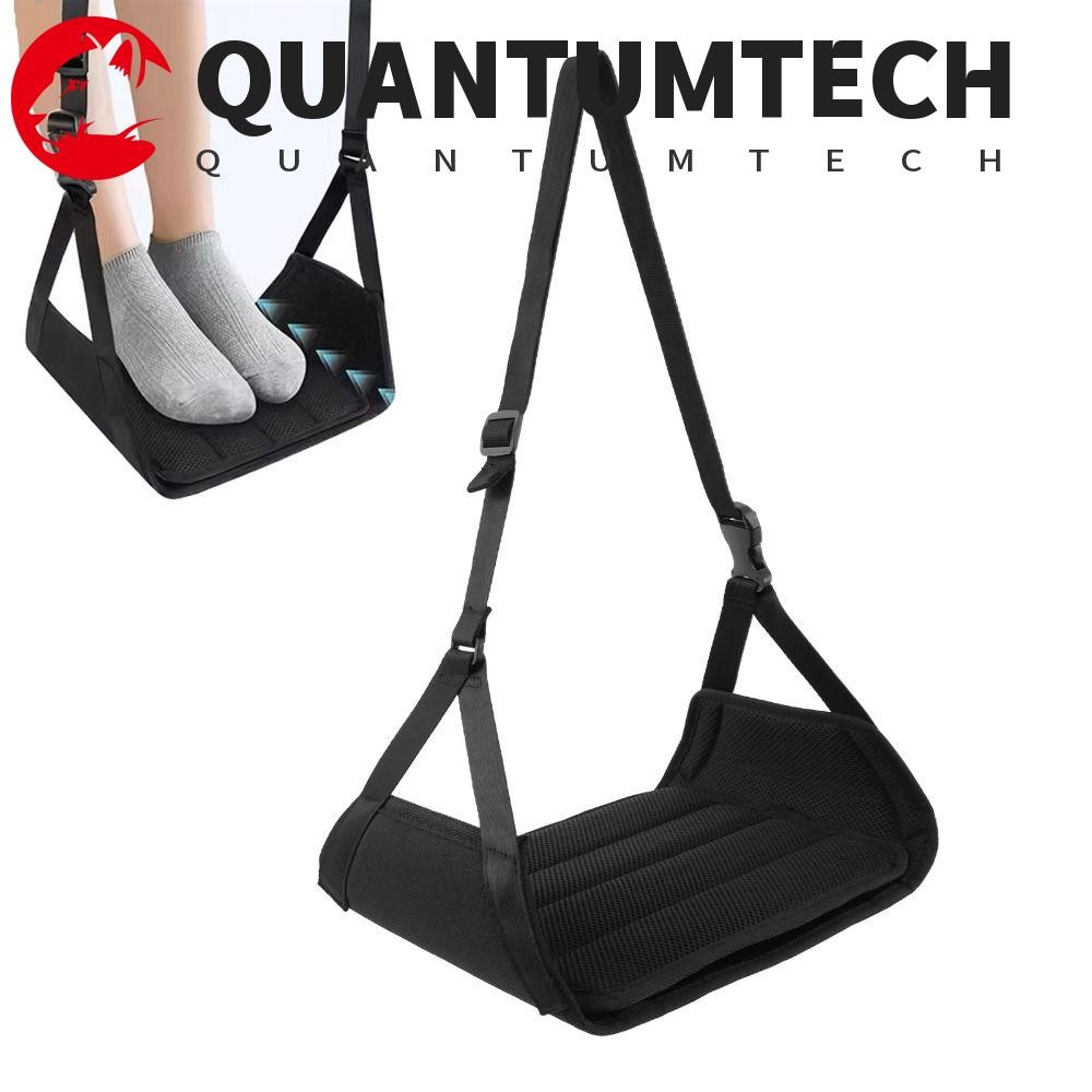 QUANTUMTECH เครื่องบินเปลญวนเท้า,ที่ถอดออกได้ Pad ปรับสายรัดเครื่องบินขา rest, Foot rest สบาย ...