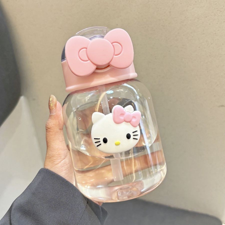 เคที แมวถ้วยน้ําสุดน่ารักสาวน่ารักฤดูร้อน2024สไตล์ใหม่พลาสติกนักเรียน ...