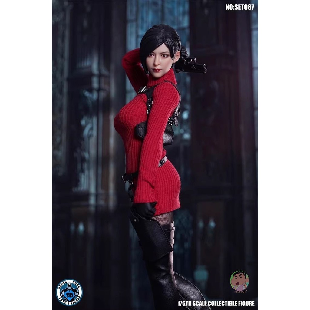 SUPER DUCK SET087 1/6 Scale Agent Resident Evil Ada Wang Head sculpt ...