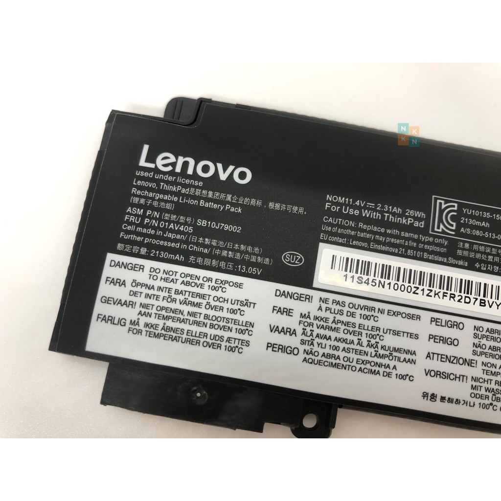 รอ10วัน Battery LENOVO 01AV405 (แบบสั้น) ของแท้ (ThinkPad T460S T460S ...