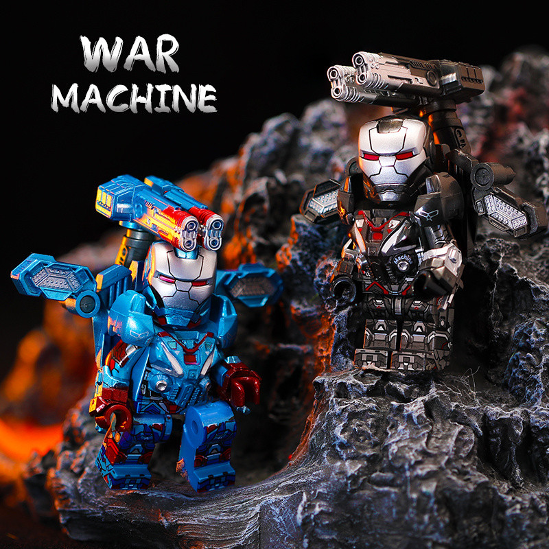 Building Blocks Iron Man Patriot Toys เข้ากันได้กับเลโก้บุคคลที่สาม Moc ...
